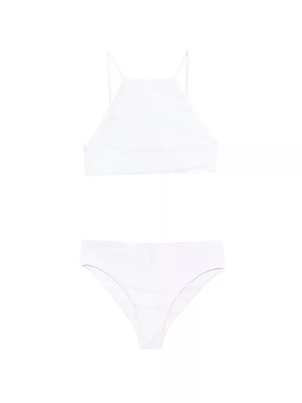 OSKLEN Textured Halterneck Bikini - White