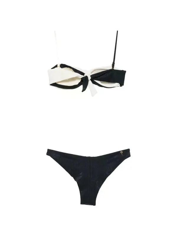 AGUA DE COCO Twist-detail Bikini Top