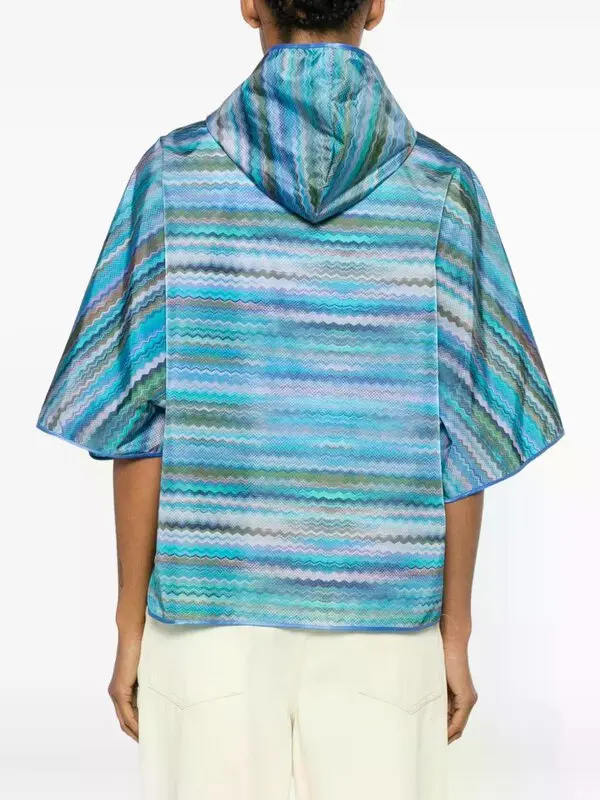 Missoni Zigzag Print Hooded Jacket