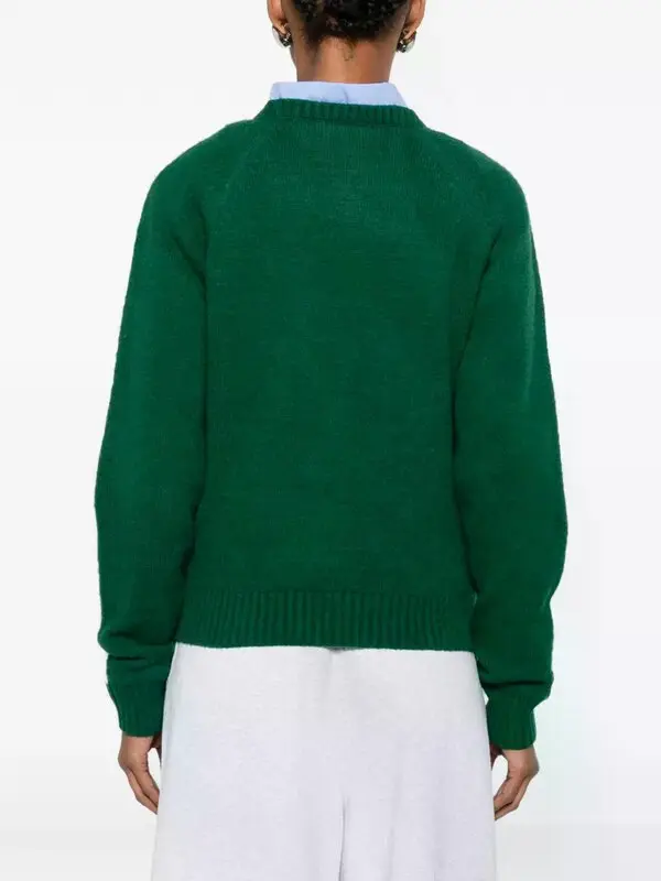 N°21 Side-stripe Raglan-sleeve Sweater
