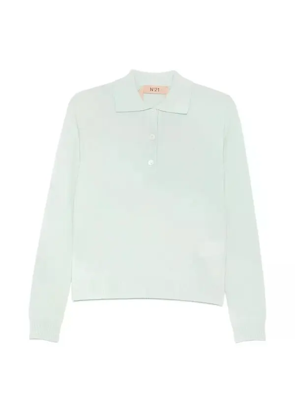 N°21 Embroidered Logo Polo Top