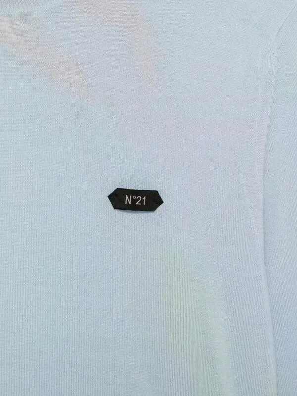 N°21 Logo Patch Turtleneck Sweater