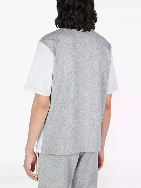 Anrealage Logo-embroidered Panelled T-shirt
