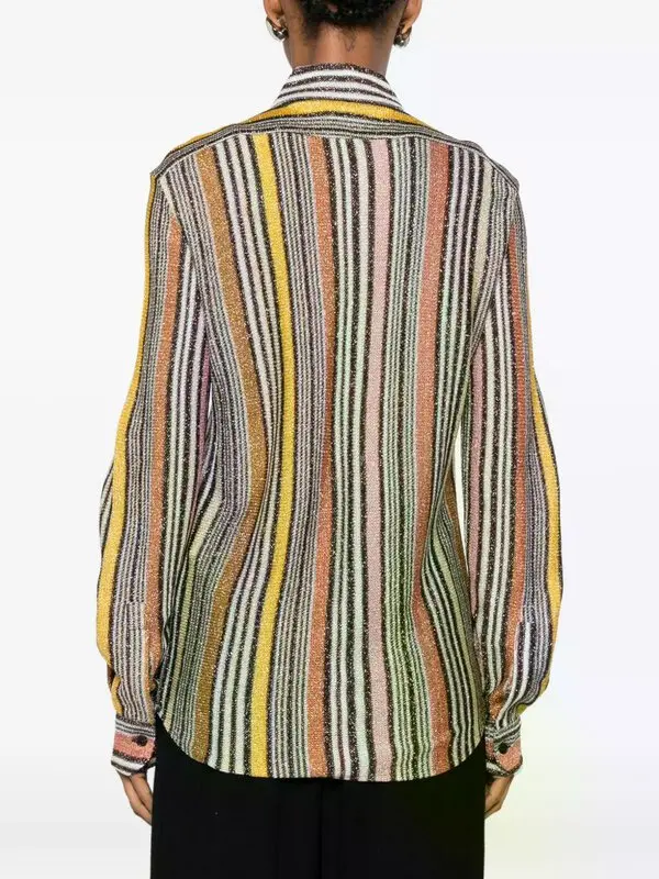 Missoni Striped Metallic Thread Shirt