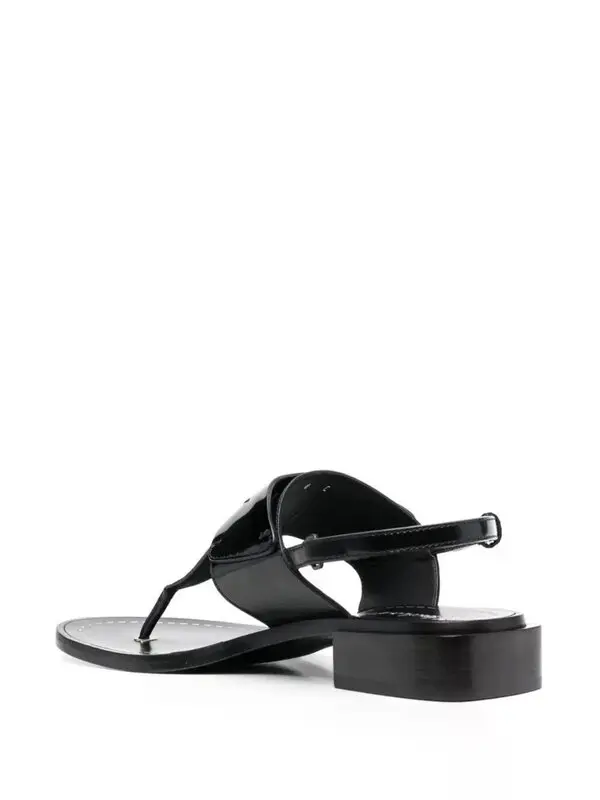FERRAGAMO Patent Leather Slingback Sandals