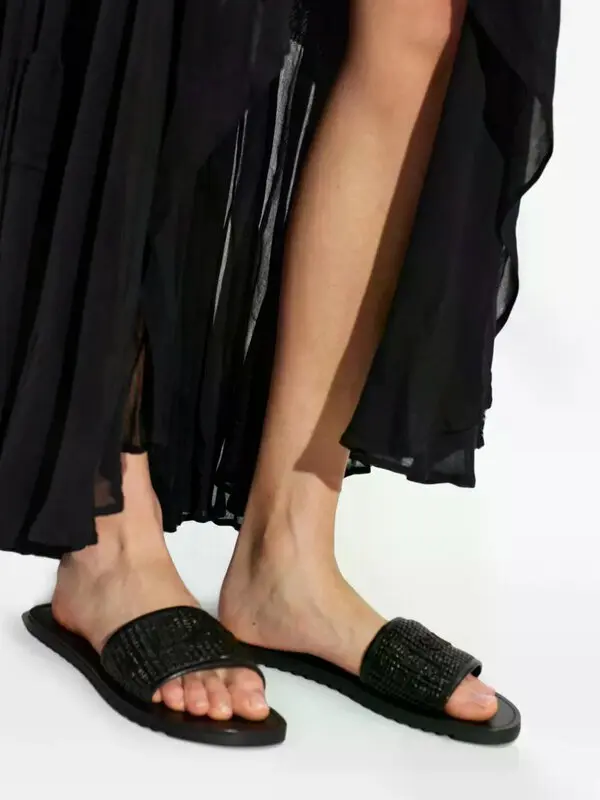 ALLSAINTS Hoxton Woven Slides