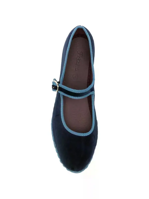 FLABELUS Montague Velvet Ballet Flats