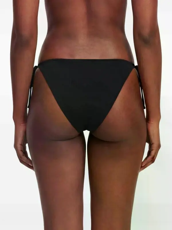 Karl Lagerfeld Embellished Side-tie Bikini Bottoms