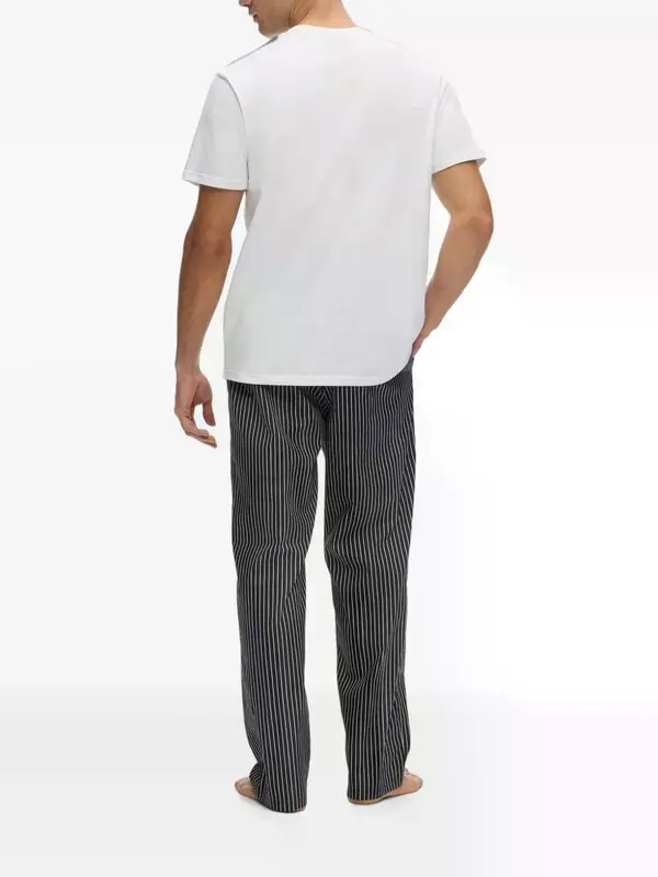 Karl Lagerfeld Pinstripe Pants Pajama Set