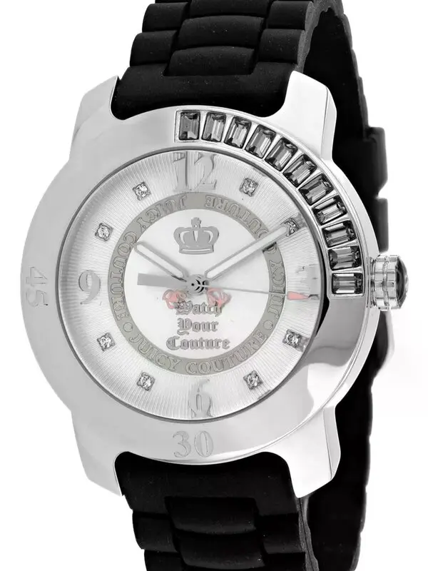Juicy Couture Bff Crystal Embellished Watch - White