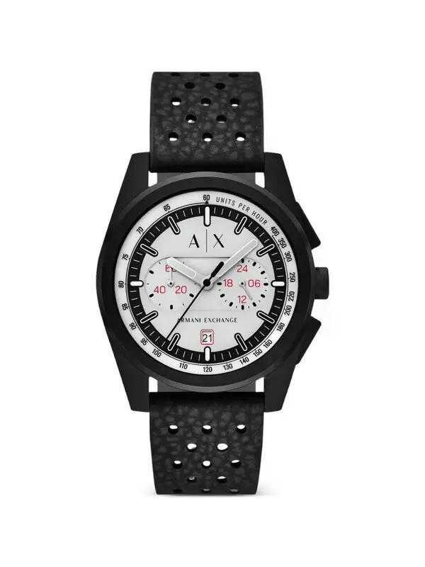 Armani Exchange Chronograph Watch With Logo Detail - Grey