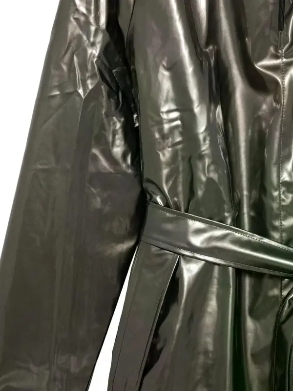 Rains A-line Hooded Belted Coat
