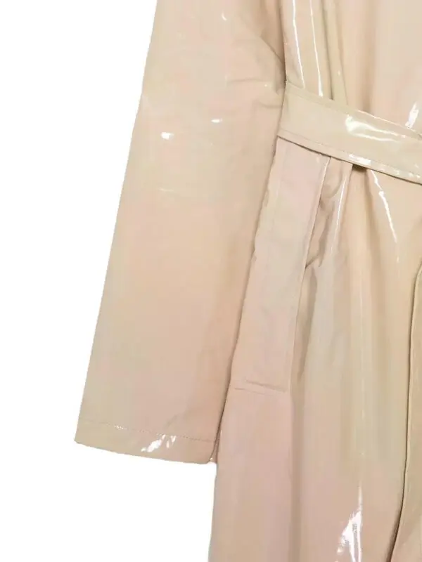 Rains A-line Hooded Belted Coat