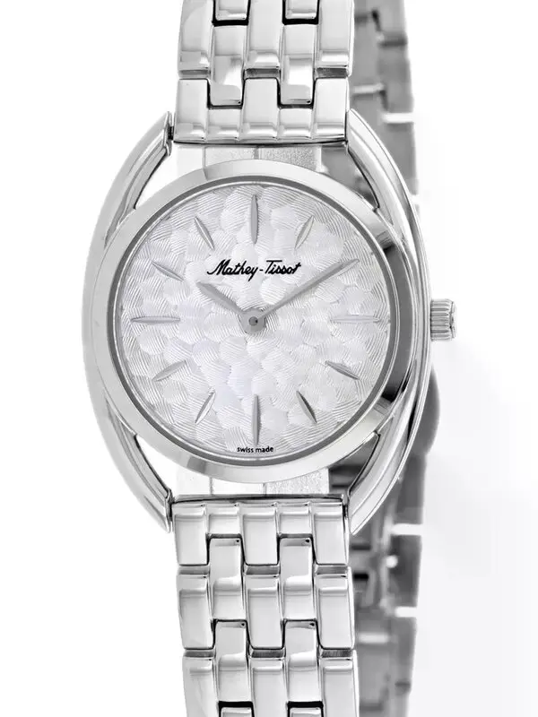 MATHEY TISSOT Saphira Watch With Hammered-effect Dial