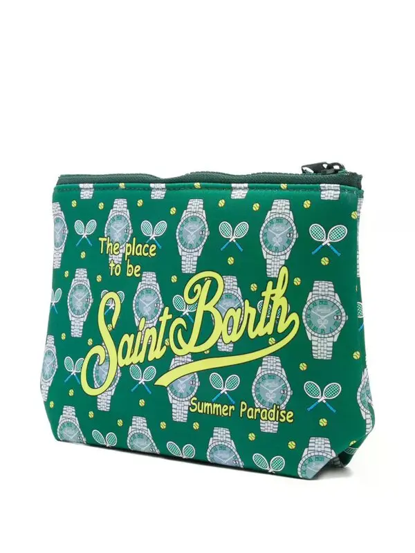 MC2 SAINT BARTH Aline Tennis Print Pouch Bag