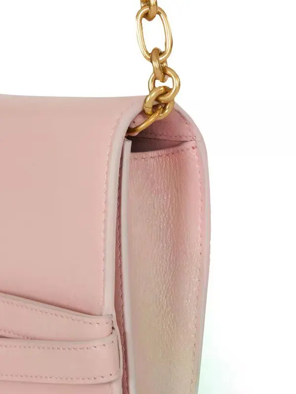 Balmain Shuffle Calfskin Wallet With Chain