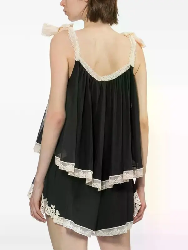 Zimmermann Roselight Lace Trim Top