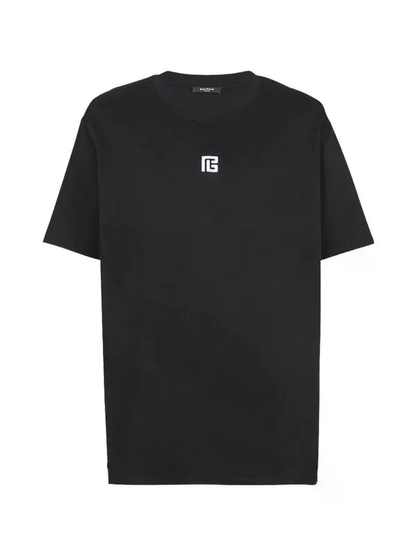 Balmain T-shirt With Embroidered Logo