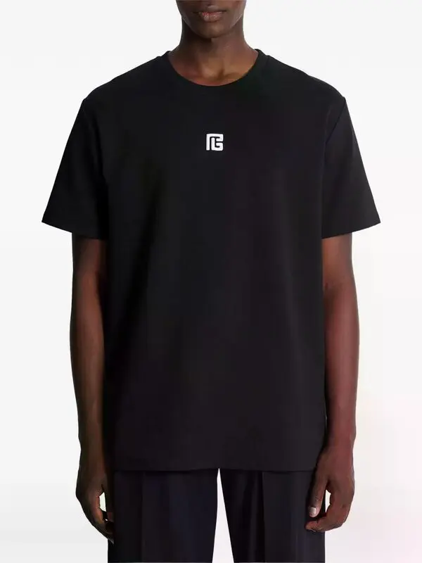 Balmain T-shirt With Embroidered Logo