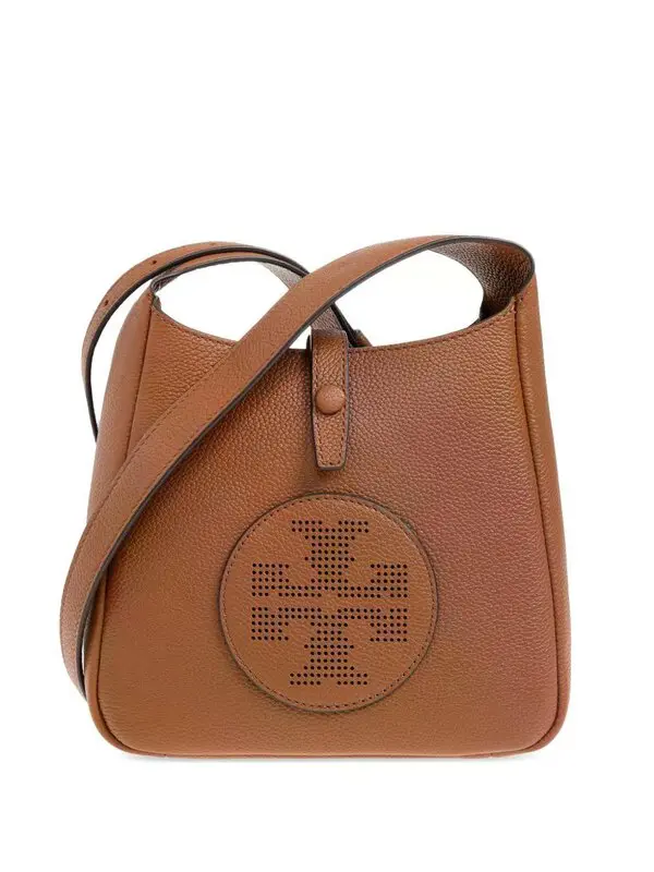 Tory Burch Perforated Logo Leather Cross Body Bag