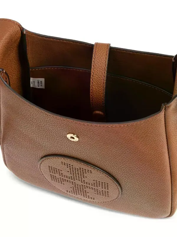 Tory Burch Perforated Logo Leather Cross Body Bag