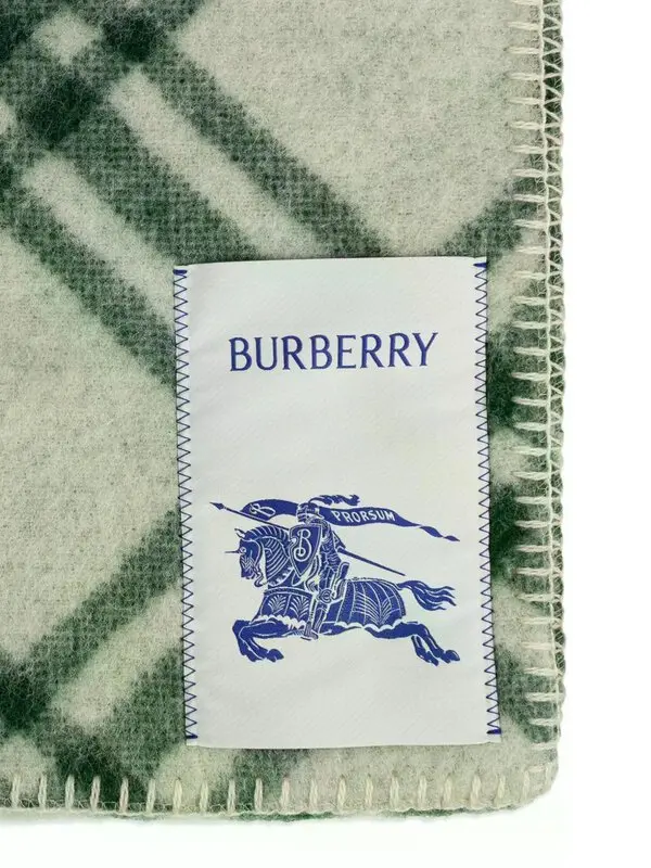 Burberry Check Wool Scarf