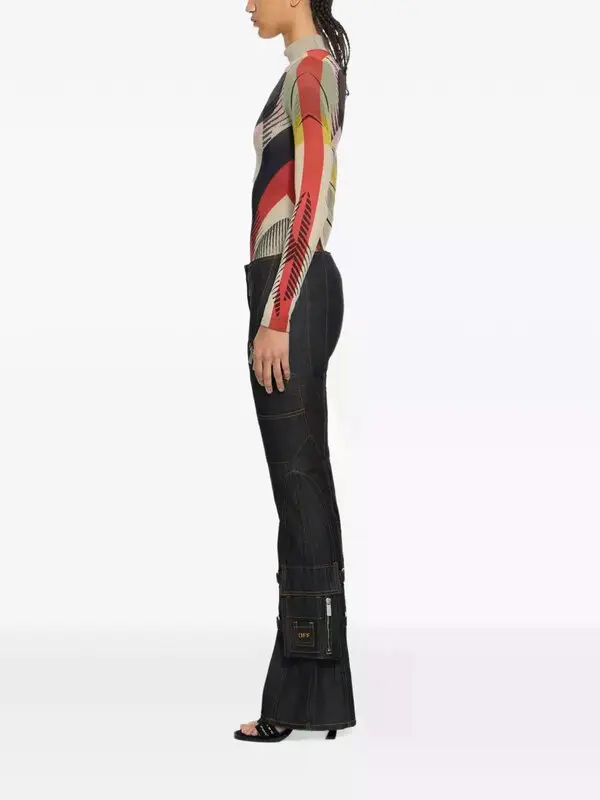 Off-White Low-rise Flared Jeans
