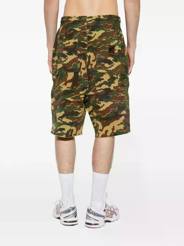 A BATHING APE Camouflage Print Drawstring Shorts