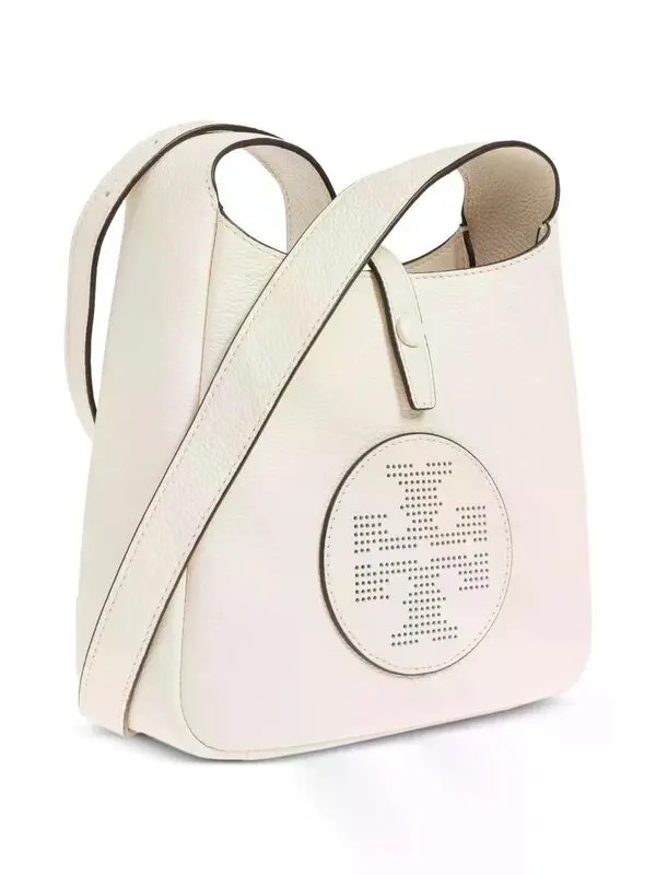 Tory Burch Perforated Logo Leather Cross Body Bag