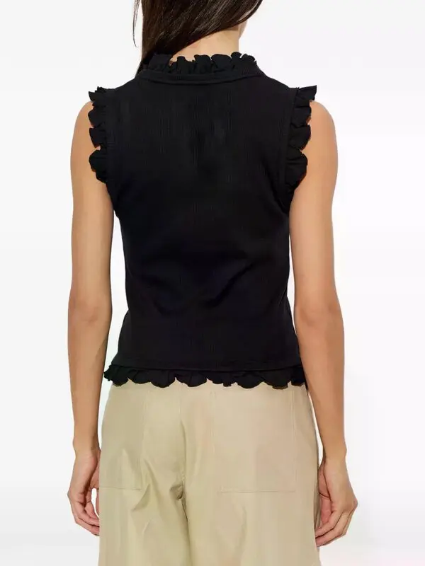 Loewe Anagram Embroidered Sleeveless Top