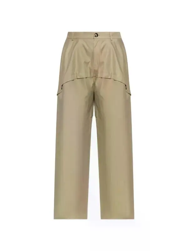 Loewe Layered Trousers - Neutrals