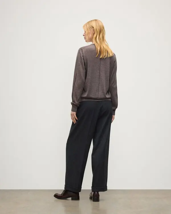 Johnstons Of Elgin Beatrice Superfine Cashmere Jumper - Brown