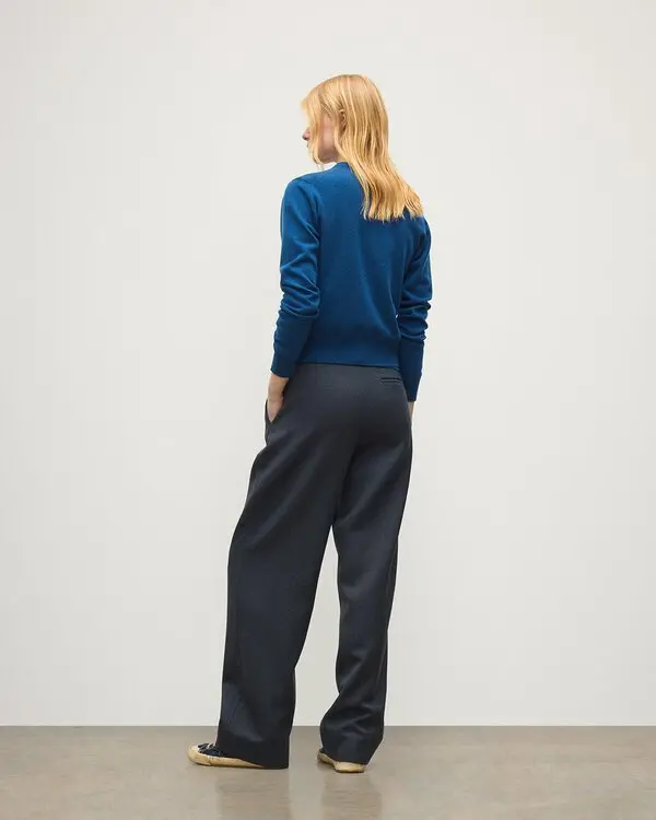Johnstons Of Elgin Iris Classic Cashmere Cardigan - Blue