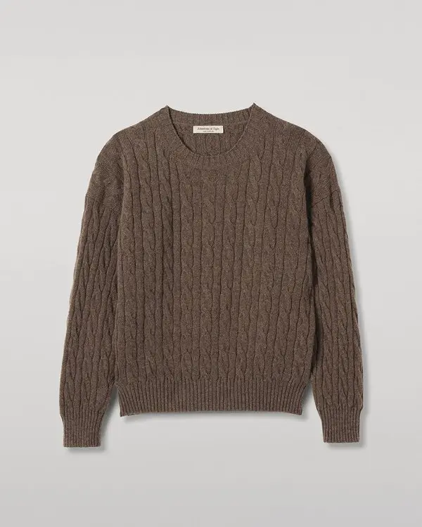 Johnstons Of Elgin Kylesku Cashmere Jumper - Brown