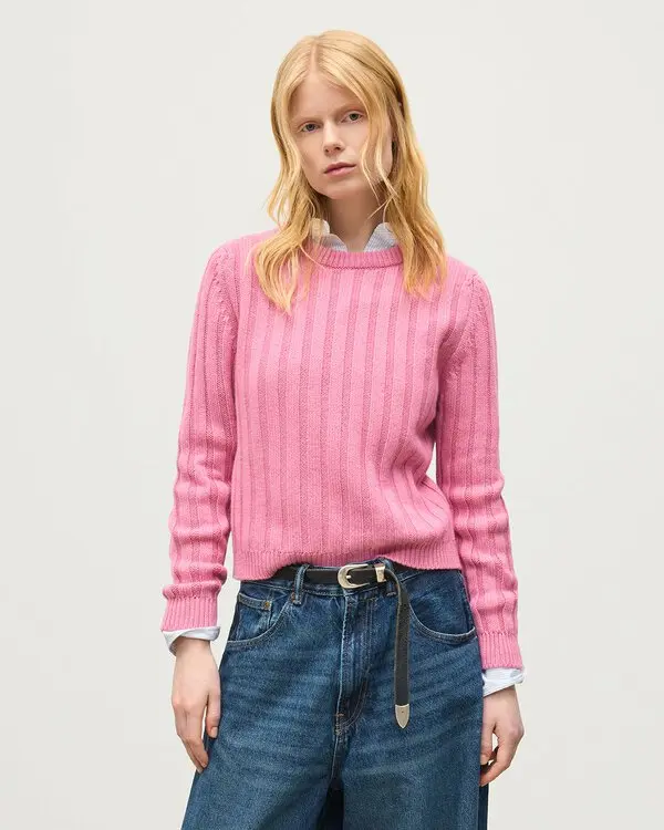 Johnstons Of Elgin Lecht Cashmere Crew Jumper