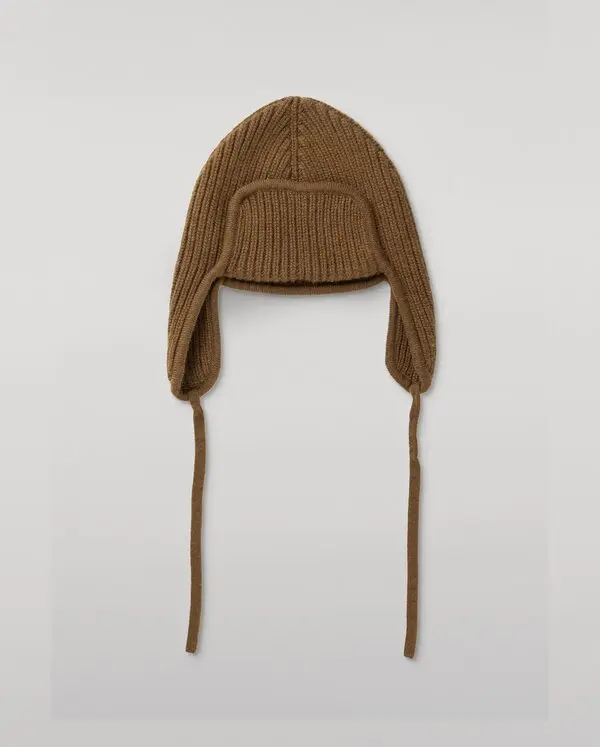 Johnstons Of Elgin Cashmere Deer Stalker Beanie - Green