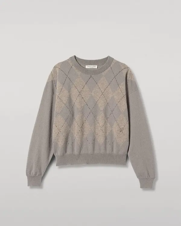 Johnstons Of Elgin Clan Argyle Cashmere Jumper