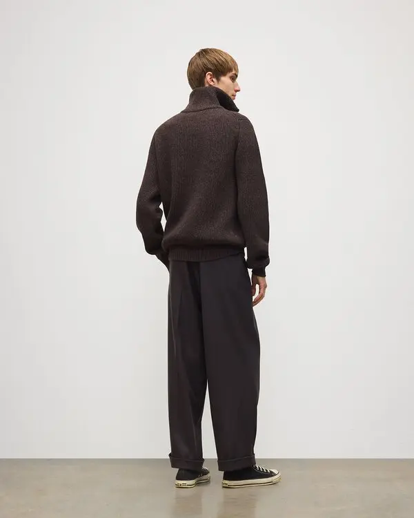 Johnstons Of Elgin Chalmers Lambswool Half-zip Jumper