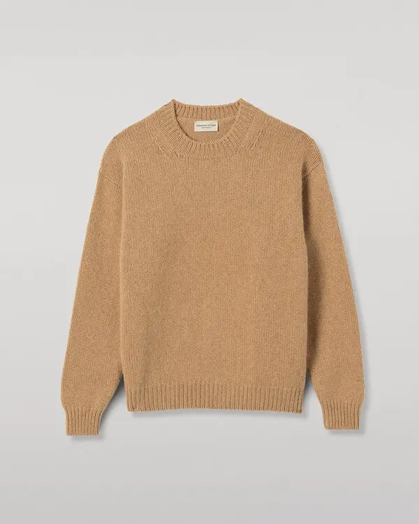 Johnstons Of Elgin Murchison Camel Marble Cashmere & Cotton Jumper