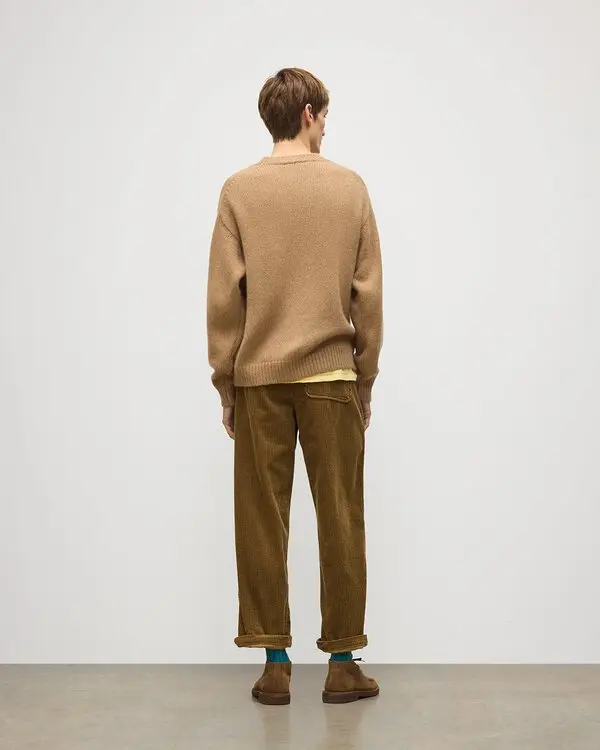 Johnstons Of Elgin Murchison Camel Marble Cashmere & Cotton Jumper