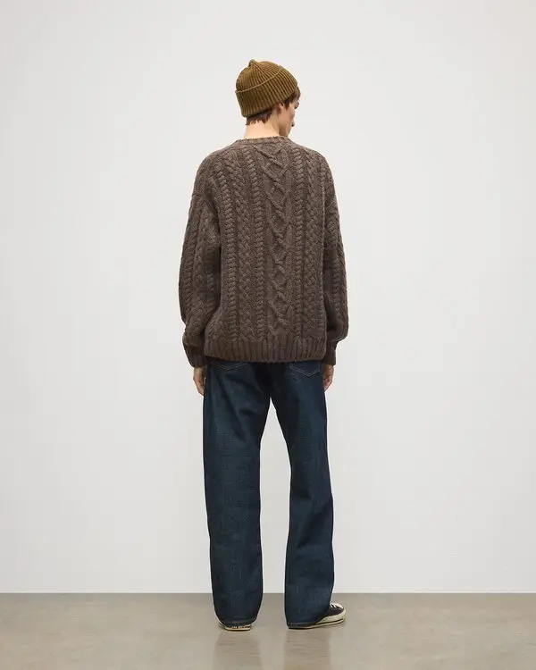 Johnstons Of Elgin Macdonald Aran Cable Cashmere Jumper