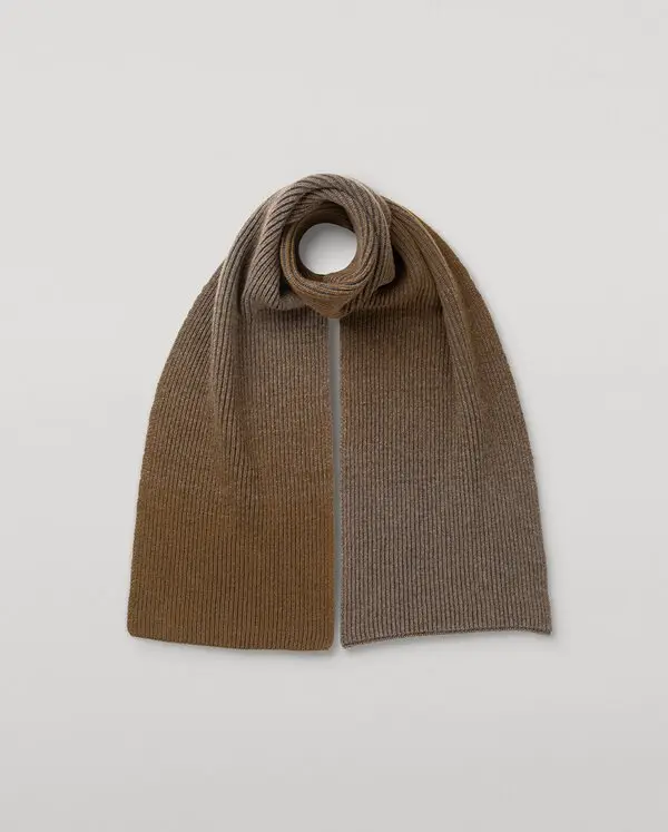 Johnstons Of Elgin Pioneer Ombre Cashmere Scarf - Green