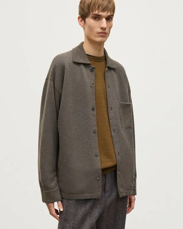 Johnstons Of Elgin Tweel Cashmere Shirt