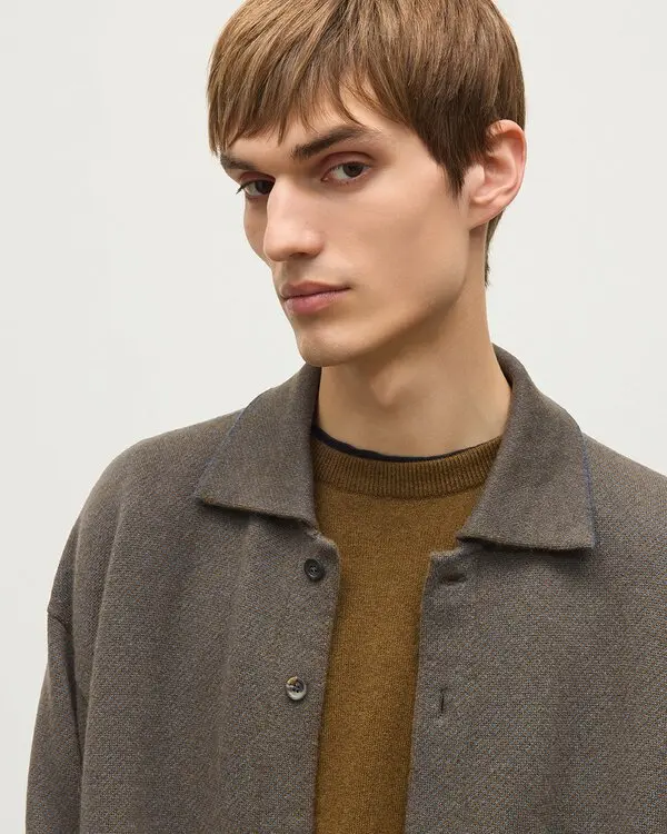 Johnstons Of Elgin Tweel Cashmere Shirt
