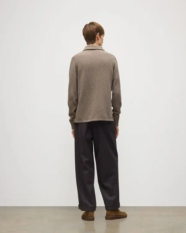 Johnstons Of Elgin Tweel Cashmere Half-zip Jumper