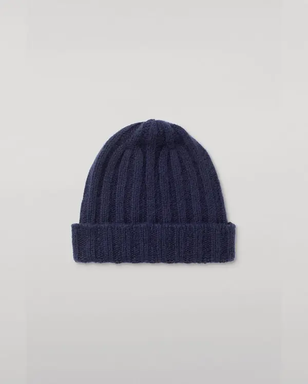 Johnstons Of Elgin Bhaltair Cashmere Silk Beanie - Blue