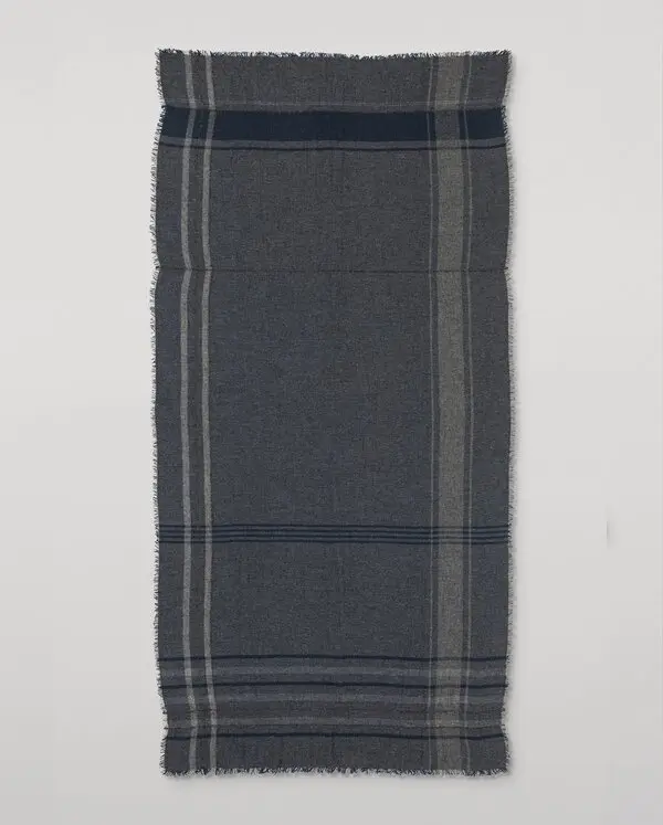 Johnstons Of Elgin Gullane Dark Cashmere Stole - Multi