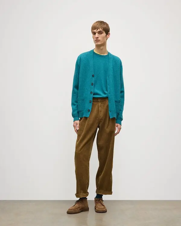 Johnstons Of Elgin Redpath Cashmere Cardigan - Green