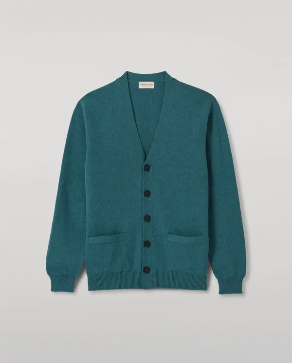 Johnstons Of Elgin Redpath Cashmere Cardigan - Green