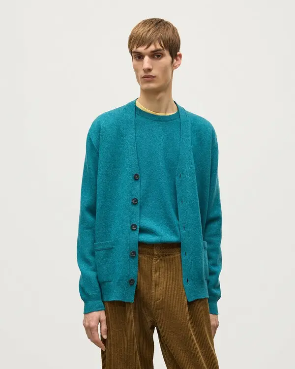 Johnstons Of Elgin Redpath Cashmere Cardigan - Green